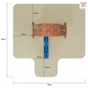 Fungoo JOY детска площадка с пързалка - NV/00555/NEW020462 - BG Hlapeta.com