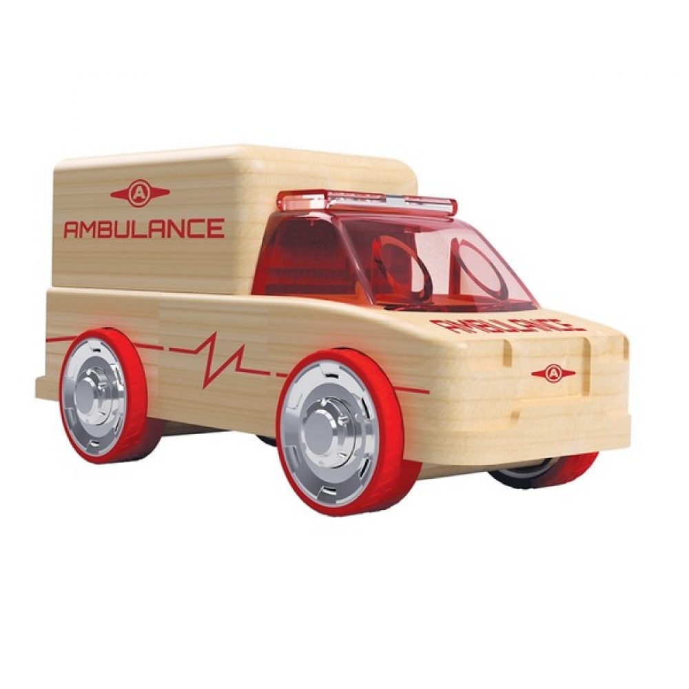 Automoblox Mini 3-Pack rescue vehicles - Дървени коли - MN/53106/109974 ...