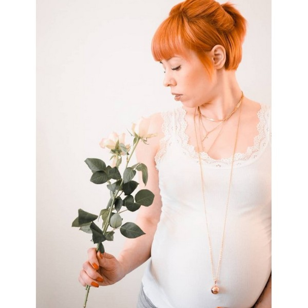 Bola Медальон за бременни, сребристо със стъпки - RE/VF109 - BG Hlapeta.com