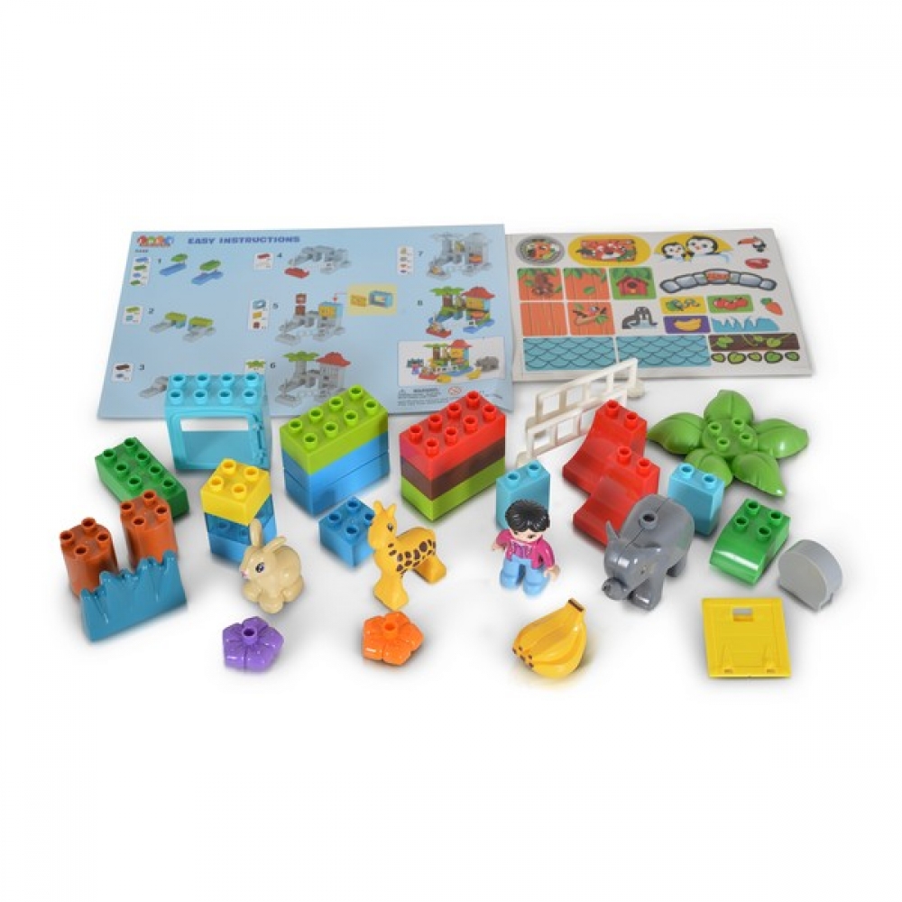 JDLT Zoo - Конструктор 32 части - MN/5448/111499 - BG Hlapeta.com