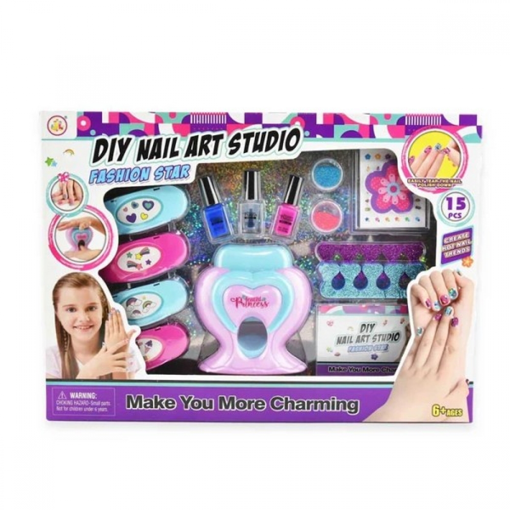 Robe Toy - Комплект с лакове, брокати, апликатори и уреди за декорация ...